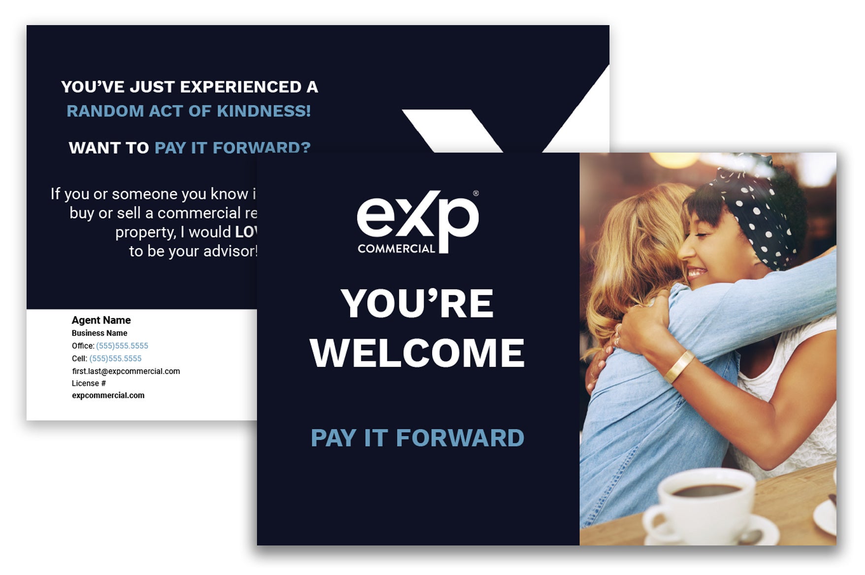 eXp Commercial. Postcard - 4" x 6" - Pay It Forward