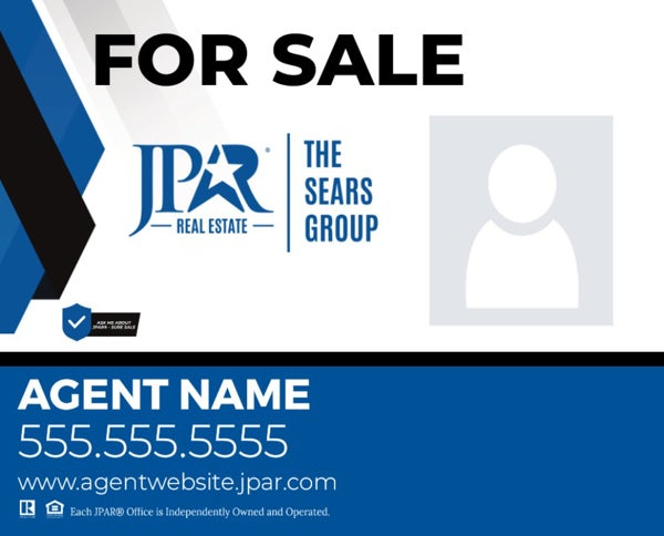 JPAR. For Sale Agent Photo Sign - 24" x 30" - deprecated